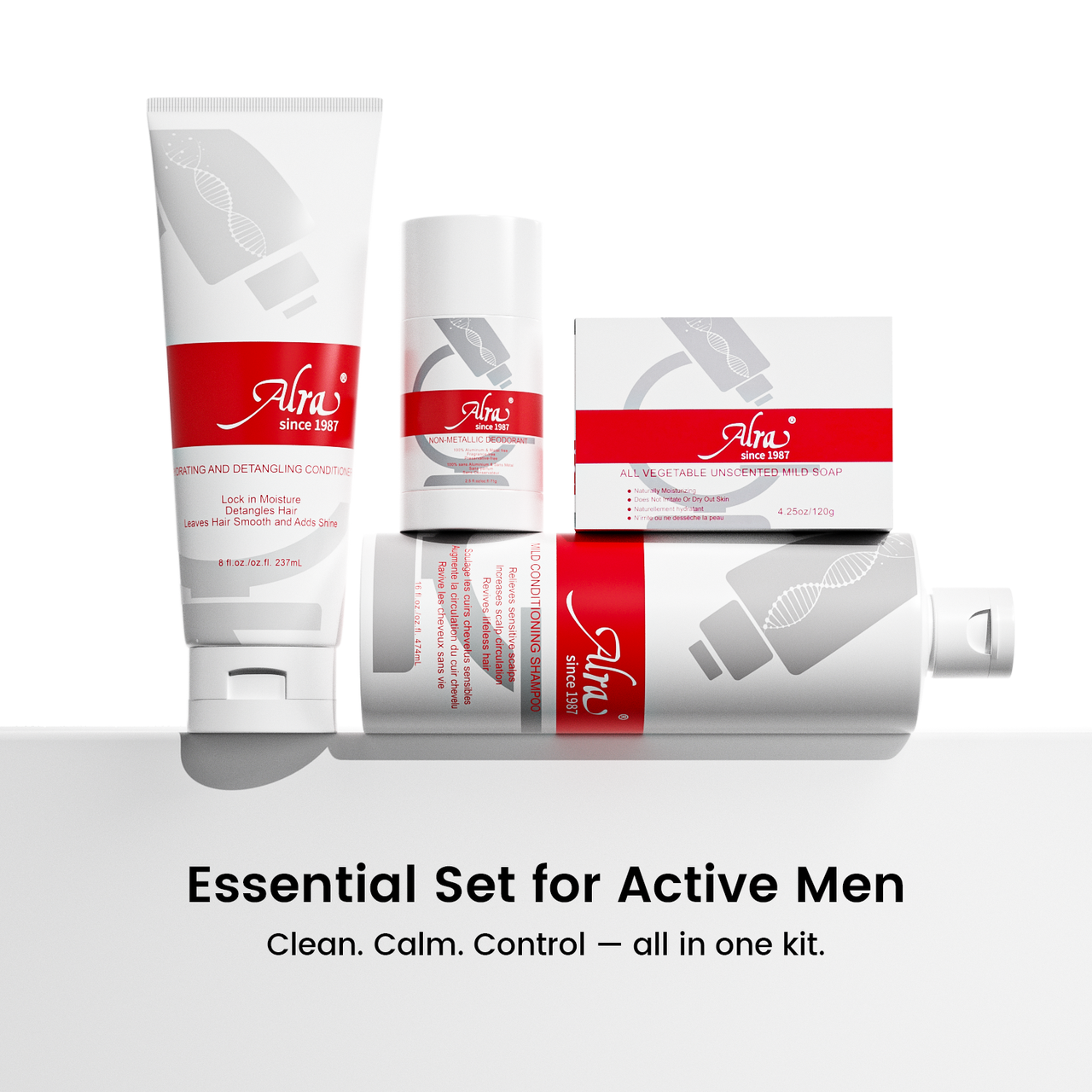 Essential Set for Active Men – Alra Skin Care